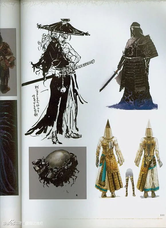 黑暗之魂所有NPC+BOSS+武器原画设定图_黑暗之魂吧_百度贴吧-花瓣网