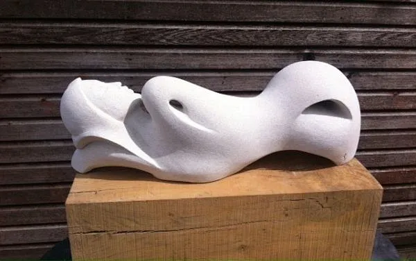 Hand made marble/ mineral stone Females Women Girls Ladies sculpture ...
