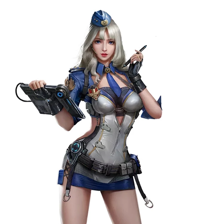 红警ol手游人物壁纸-PNG角色立绘-微元素 - Element3ds.com!-花瓣网