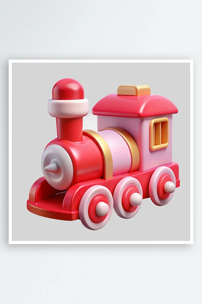 火车头免抠图立体设计小元素-众图网-花瓣网