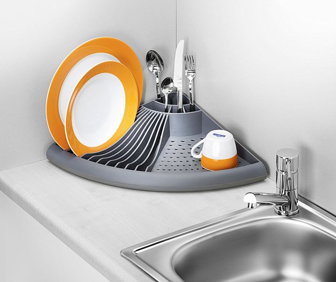 Amazon.com: Wenko Corner dish rack (Japan Import): Kitchen & Dining