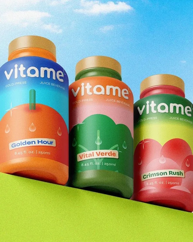 creative colorful iconic innovative fruit illustration healthy drink ...