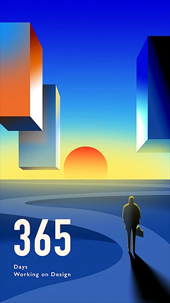 365 days working on design by Fangye Xu -花瓣网