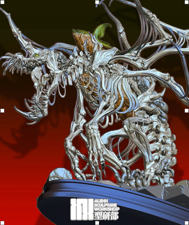 スカルグレイモン/SKULL GREYMON-花瓣网