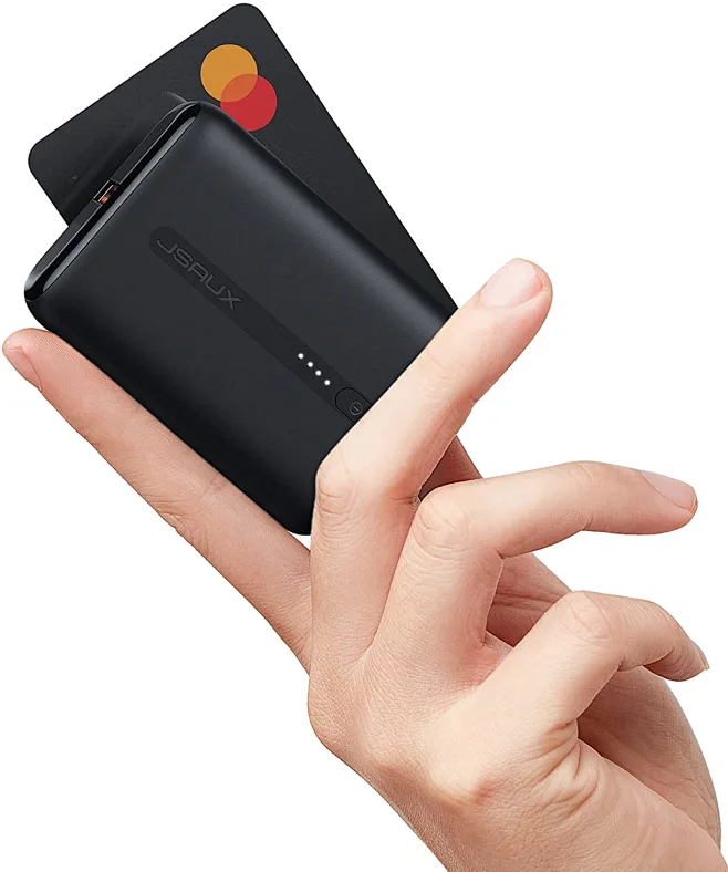 Amazon.com: Mini Portable Charger 10000mAh, JSAUX 20W PD3.0 Smallest ...