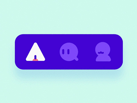 Turn Around gif animation ux icon tab framer
