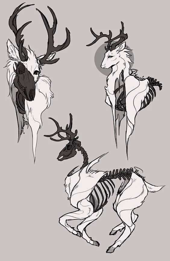Deer Tatts. by Remarin.deviantart.com on @DeviantArt-花瓣网