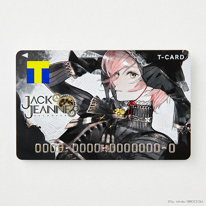 JACKJEANNE联动T Card 卡套 立花希佐 by：游戏官方 推特@JACKJEANNE_JP （绘 by：石田スイ 推特：sotonami