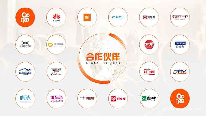 PPT LOGO排版模板 LOGO版式设计 公司合作伙伴_下载源文件请点击【来源】