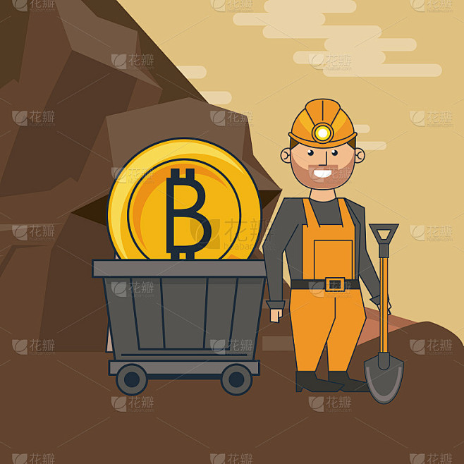 Bitcoin mining cartoons