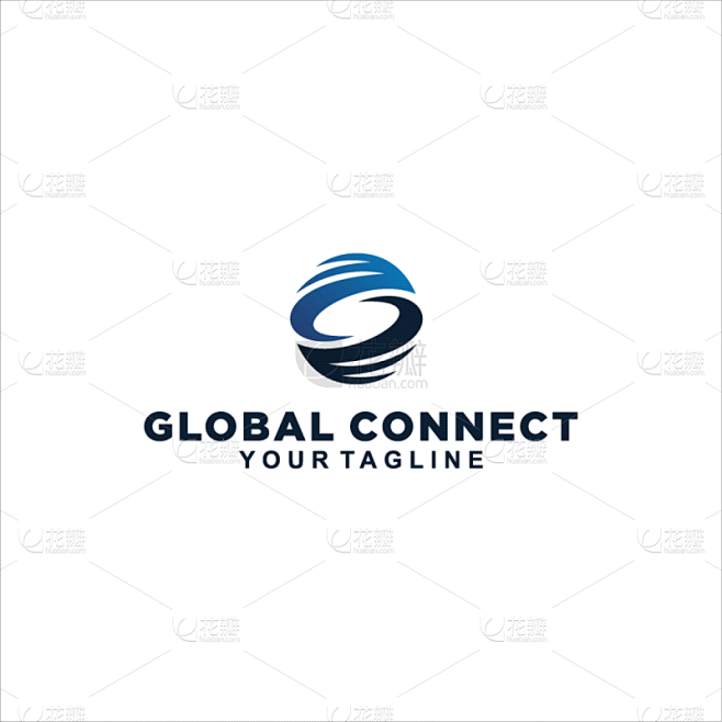 global connect logo design idea