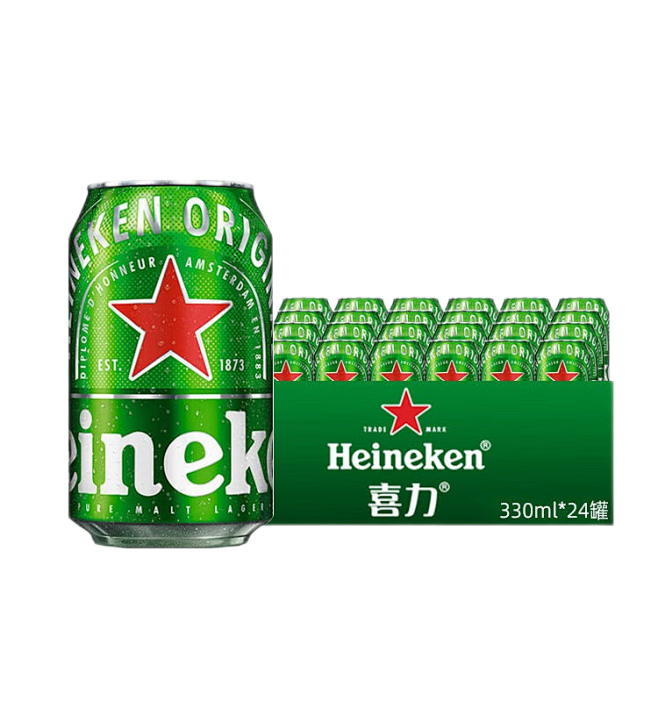 喜力啤酒 国产行货经典风味星银500ml罐装330ml整箱-tmall.com天猫