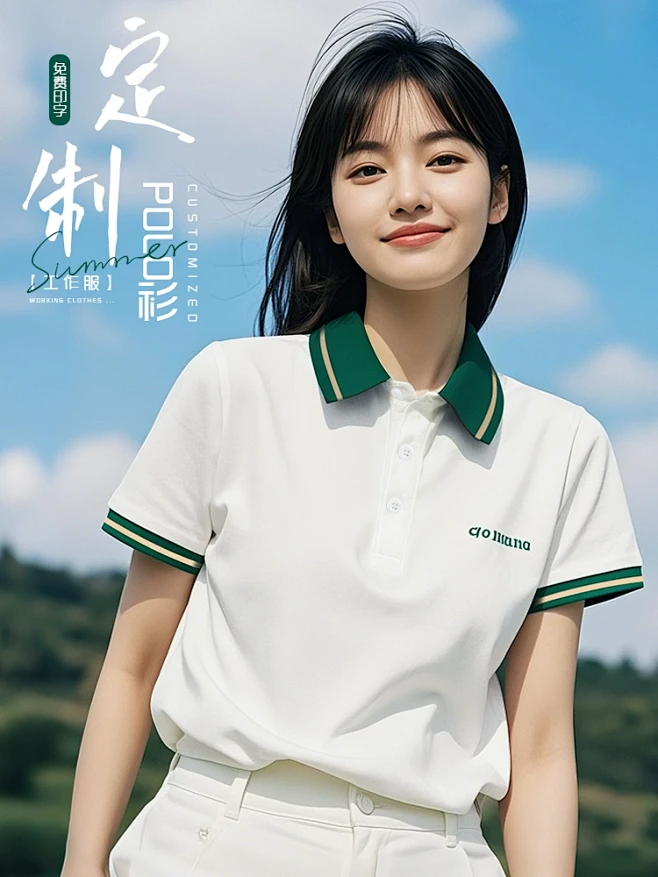 冰丝polo衫定制工作服印logo夏季企业团队翻领短袖t恤文化衫工装-tmall.com天猫-花瓣网