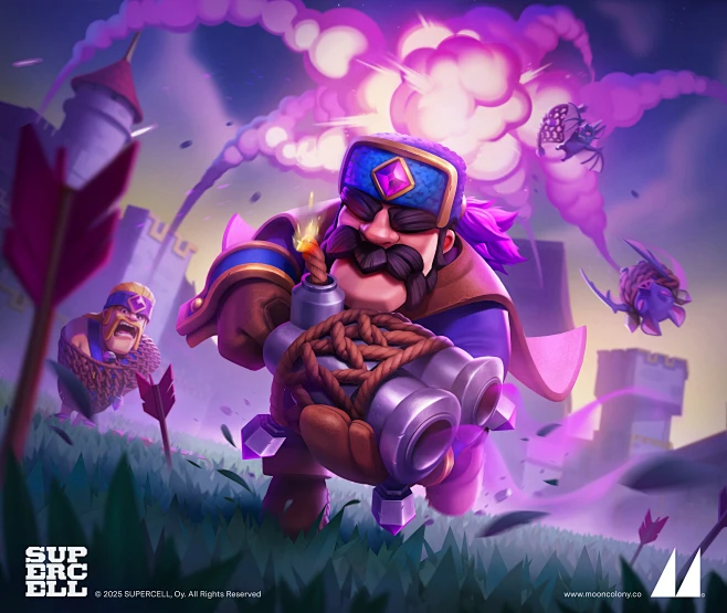 Clash Royale | Hunter Evolution Key Art-花瓣网