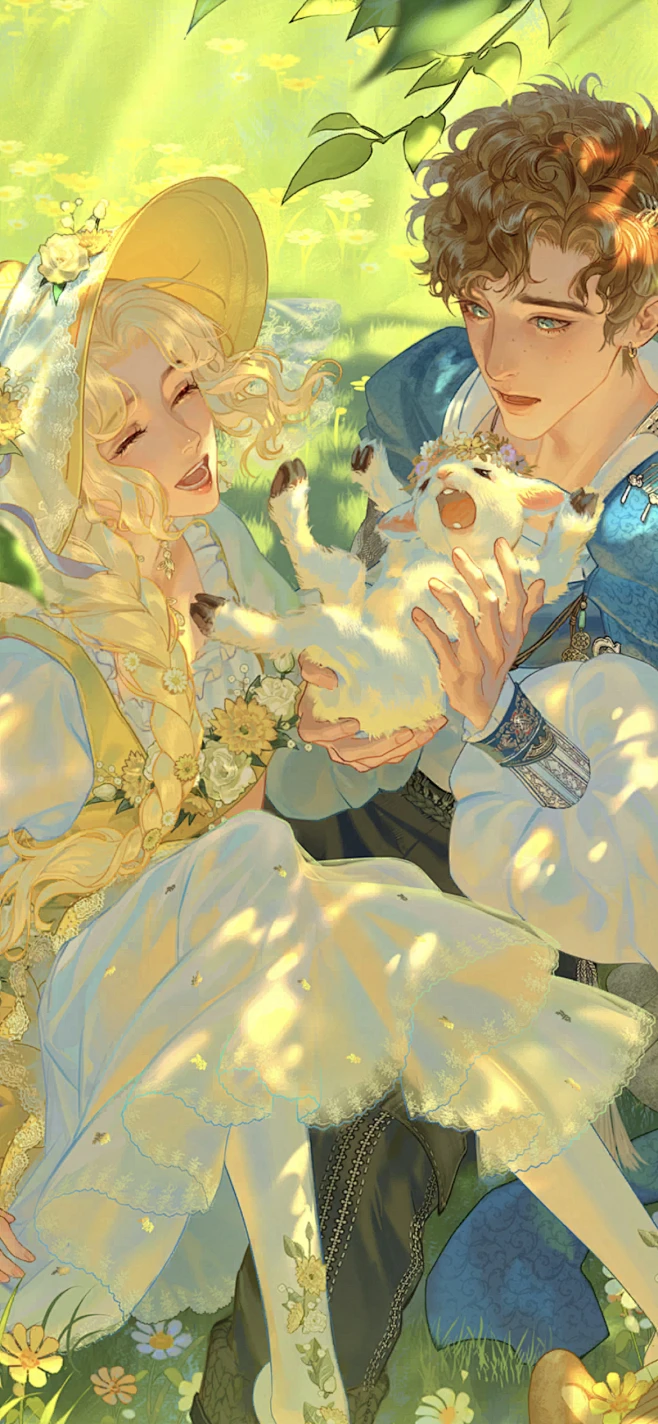 螺旋圆舞曲2蔷薇战争【和风待我】动物羊-花瓣网