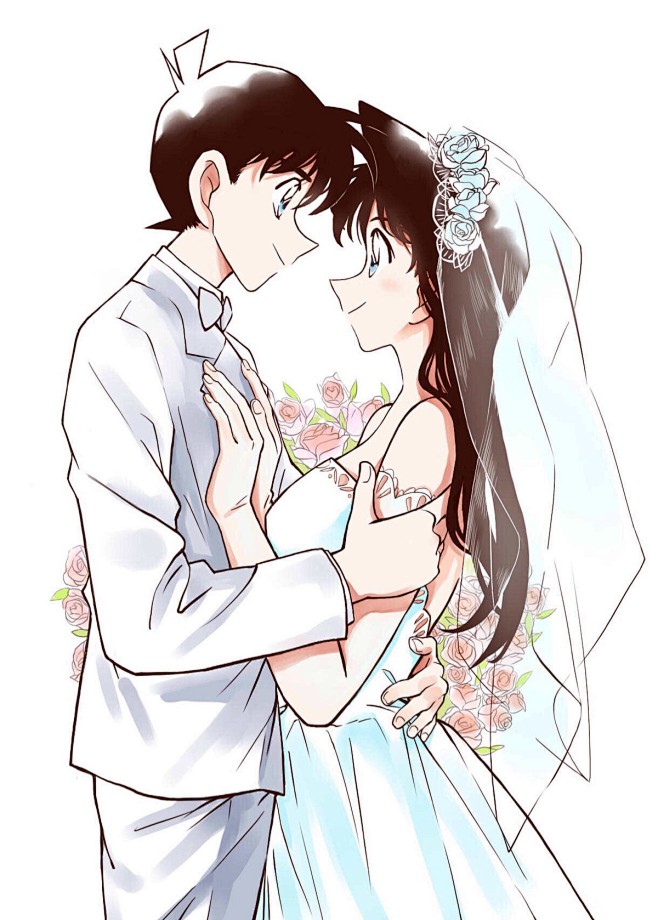 名侦探柯南 新兰婚礼 工藤新一 毛利兰 @文神原