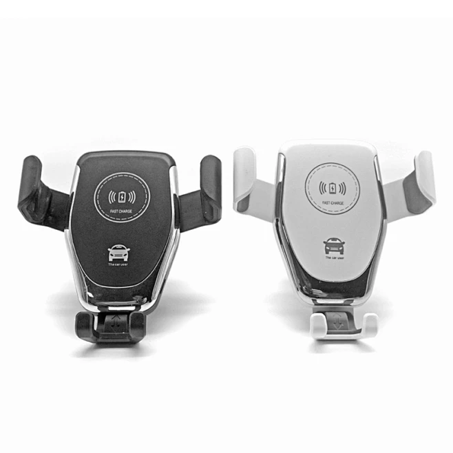 Q12 Car Air Vent Mount Mobile Phone Holder Qi Wireless Car Fast Charger ...