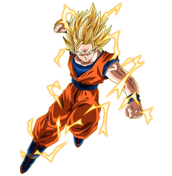 Goku Ssj2 by SaoDVD-花瓣网