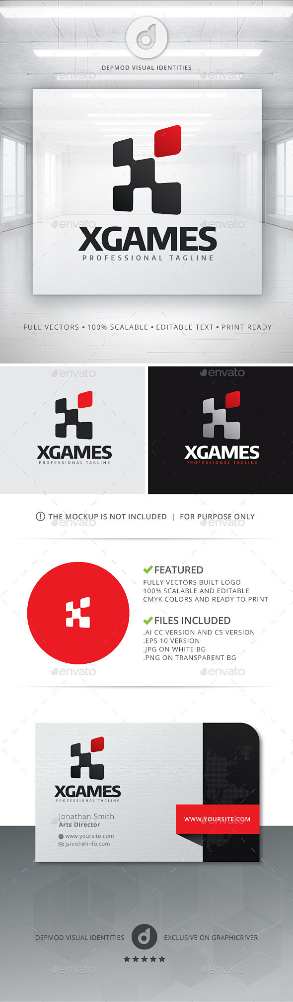 XGames标志,字母标志模板XGames Logo - Letters Logo Templates文摘、品牌、品牌、业务、数据、数字、卓越 ...