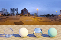 C4D HDR-花瓣网|陪你做生活的设计师 | 金属HDR贴图