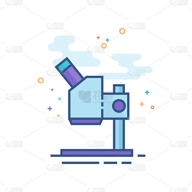 平彩色图标-显微镜