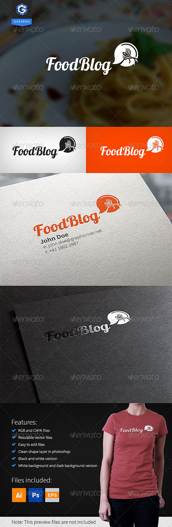 食品博客——食品标志模板Food Blog - Food Logo Templates应用,黑色和白色,博客,咖啡馆,聊天,厨师,厨师,烹饪 ...