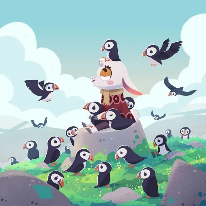 Photo by Muhd Noh on January 10, 2022. May be a cartoon of tufted ...