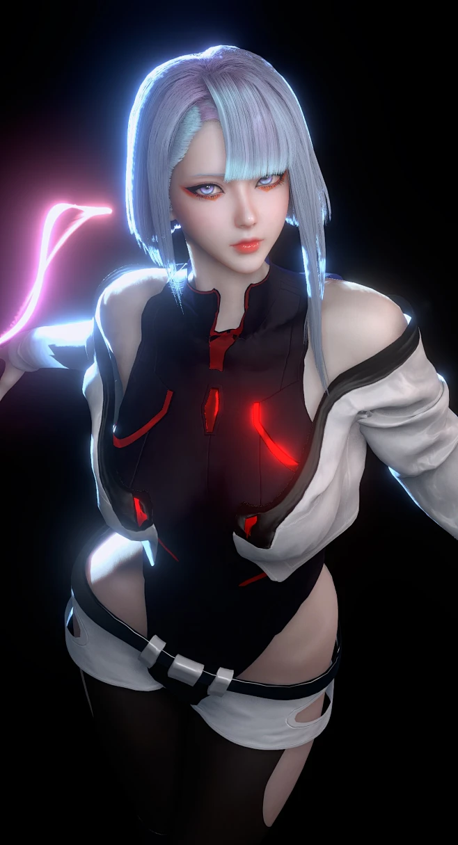 VAM,Virt_A_Mate游戏人物作品-Lucy_露西-原创3D角色-装备-3D原创作品,角色参考,角色赏析,3D角色,原创角色,赛博朋克2077,微元素 - 角色参考,角色赏析,3D角色 ...