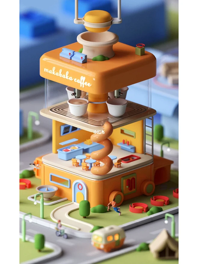 C4D零基础直播课作业-NiaoNiao的C4D课堂-花瓣网