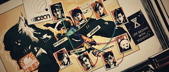 death loop-美漫-波谱-版式-游戏ui