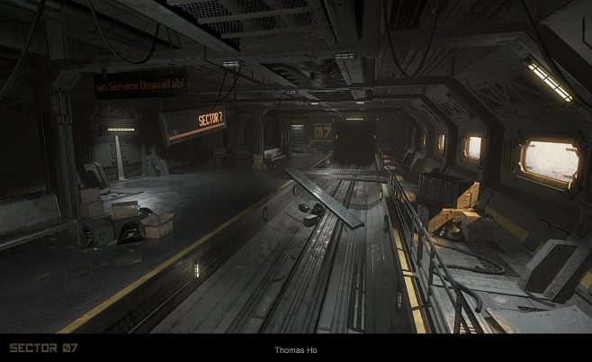 Sector 07 3D Props, Thomas Ho : Some props made for my 3D environment project Sector 07 Link ...