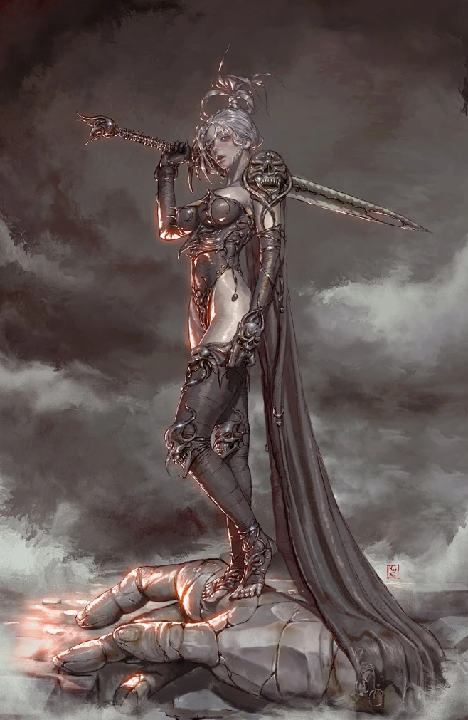 KyuYong Eom : Kingdom Death Illustrator-花瓣网