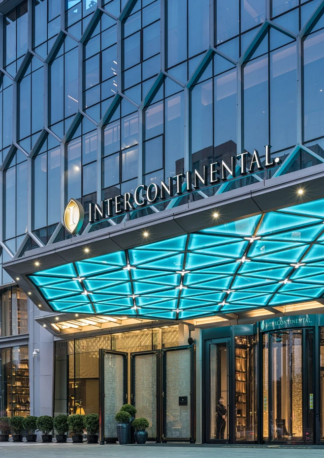002-InterContinental Beijing Sanlitun-Entrance-花瓣网