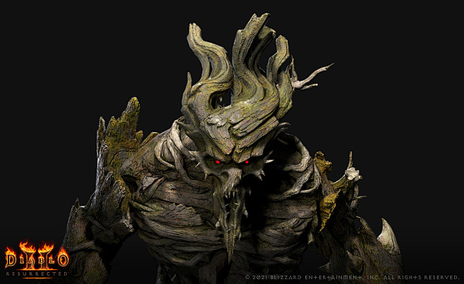 Thorned Hulk Head Variants - Diablo II: Resurrected, Adrienne Lange ...