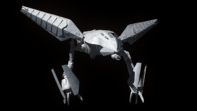 Basilisk War 'Droid' 蛇怪战斗机器人”， Ansel Hsiao 为星战系列创作的帝国陆军