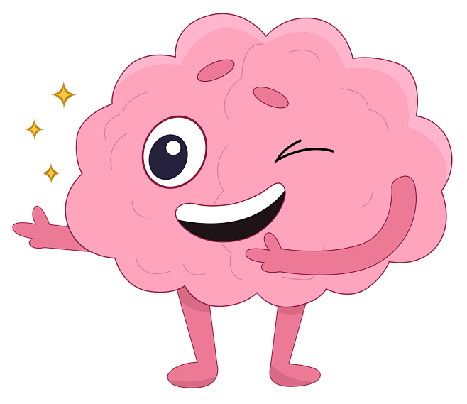 collection-cartoon-brain-characters-having-creative-idea-studying ...