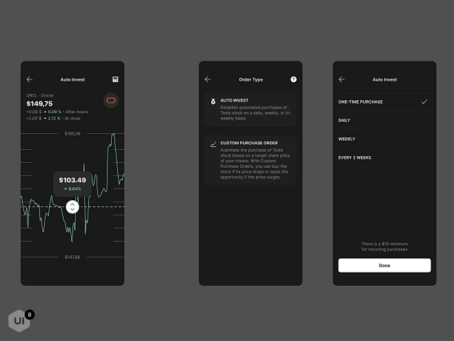 Finergy mobile kit by Taras Migulko for Emote app on Dribbble-花瓣网