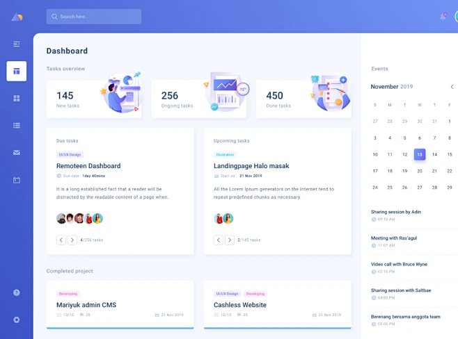 NataProject Task and Project Management by Rian Darma for Pixelz Studio on Dribbble-花瓣网