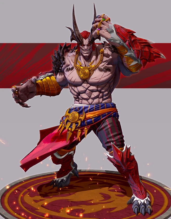Bakal The Cruel Dragon King - DNF fan art~-花瓣网