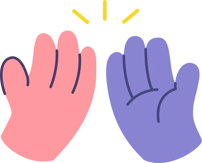 扁平风可爱胖小手势手拿手机点赞指引手建模型高清免抠psd设计素材randomcolor_hand-31-花瓣网
