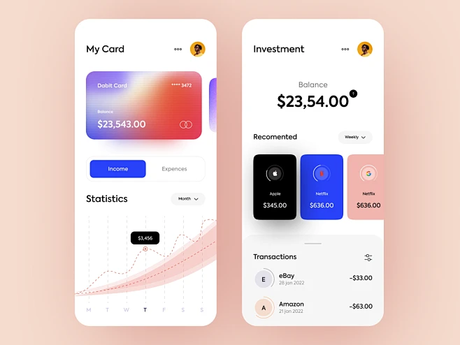 Banking App android app app app screen design banking banking app ...