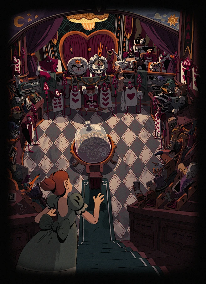 Alice in Wonderland (Animation Visual Develop Project)-花瓣网