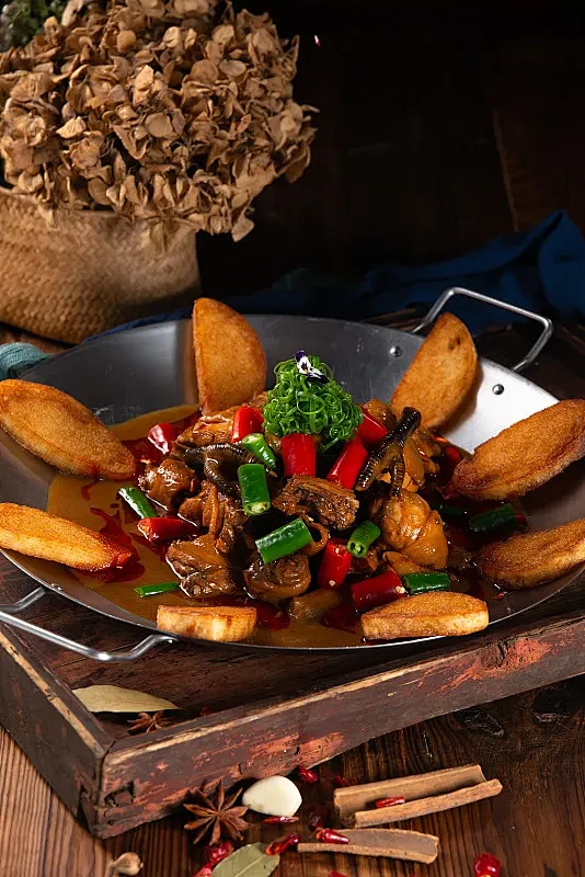 农家地锅鸡图片下载-花瓣网