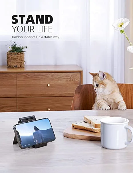 Amazon.com: Lamicall Portable Cell Phone Stand - Aluminum Foldable ...