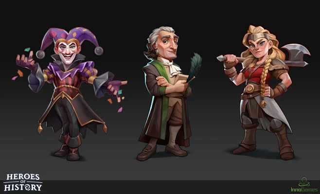 Heroes of History - Hero Illustrations-花瓣网