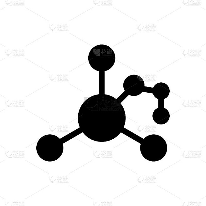 Atom图标平面矢量模板设计流行