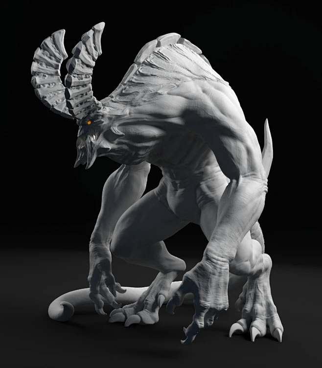Beast WIP-花瓣网