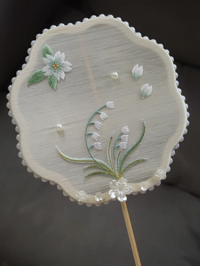 非遗手工蚕丝扇 - 小红书