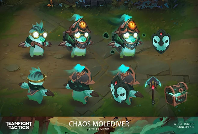 Riot Games Teamfight Tactics Reckoning: Dawn of Heroes Art Blast ...