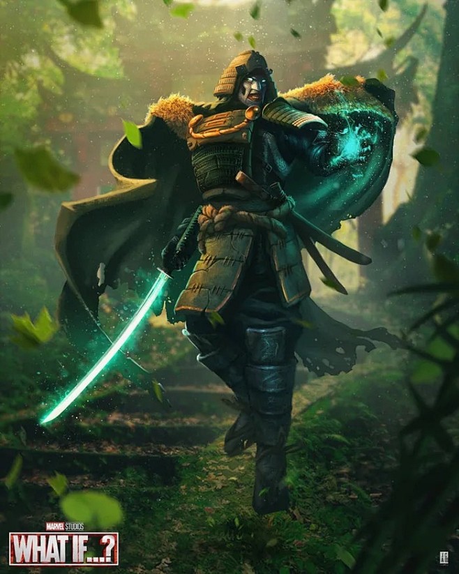 Dr.-Doom-was-a-samurai-by-Jackson-Caspersz 日本武士